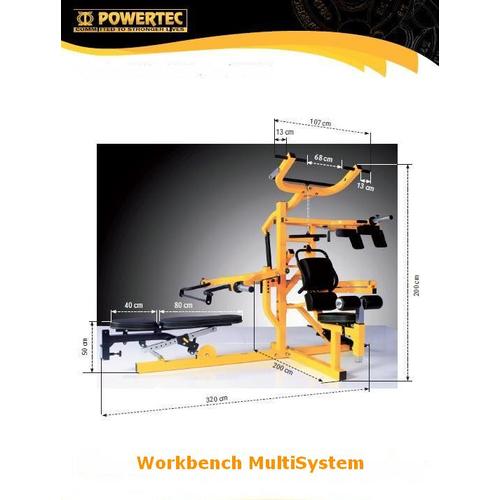 Powertec Workbench Multi-System kondigép - Alap Gépek